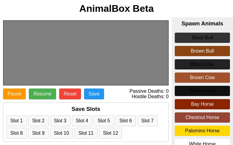 AnimalBox Beta ― Perchance Generator