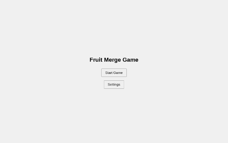 Fruit Merge Game ― Perchance Generator