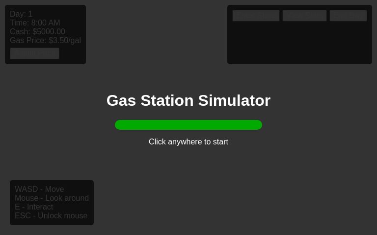 Gas Station Simulator ― Perchance Generator