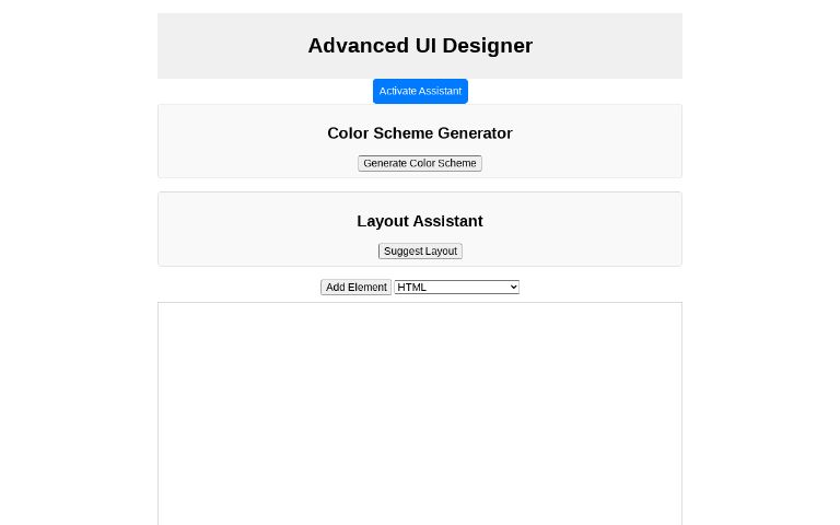 Advanced UI Designer ― Perchance Generator