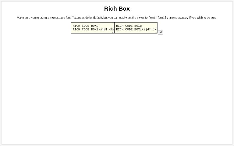 Rich Box ― Perchance Generator