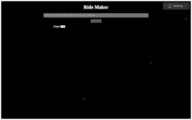 Ride Maker ― Perchance Generator