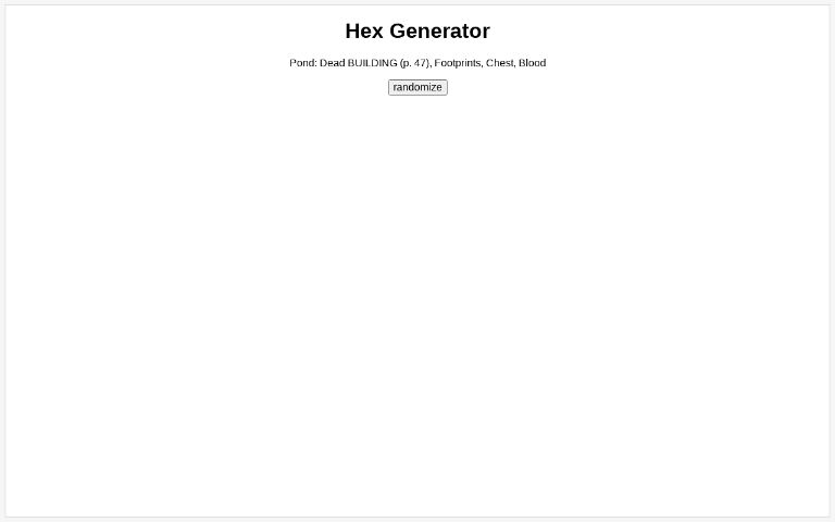 Hex Generator