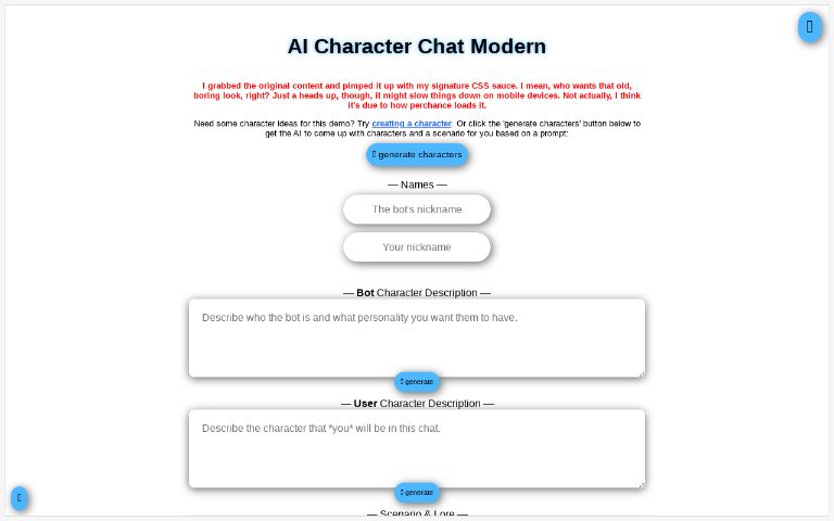 AI Chat Modern