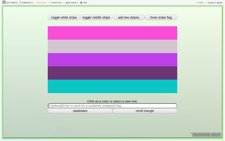 Pride Flag Generator