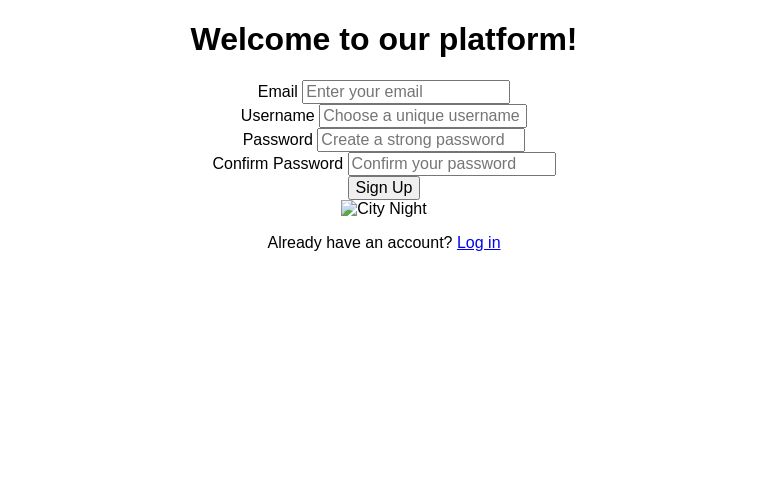 Welcome to our platform! ― Perchance Generator