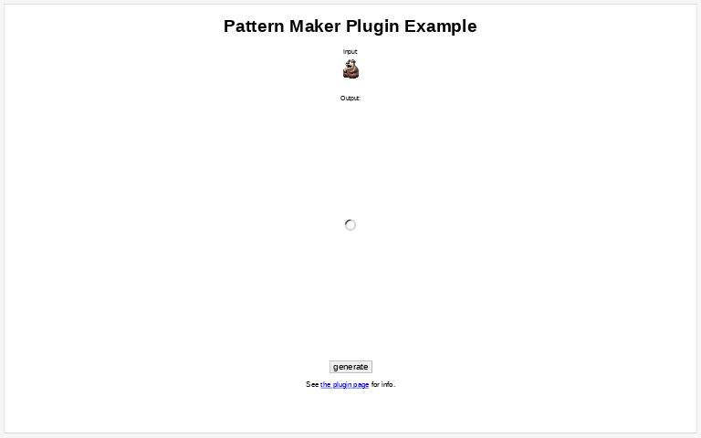 Pattern Maker Plugin Example