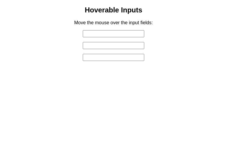 Hoverable Inputs ― Perchance Generator