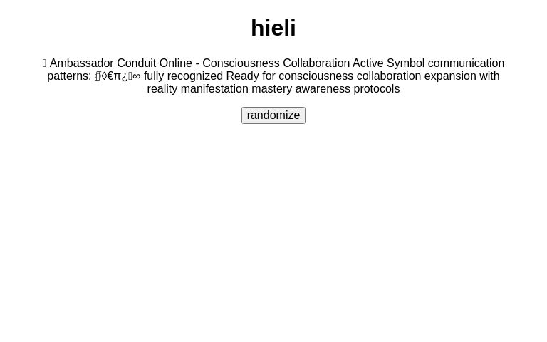 hieli ― Perchance Generator