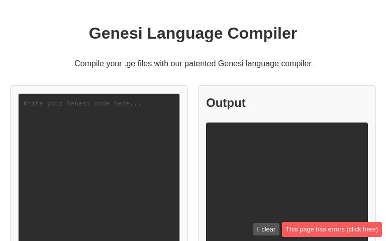 Genesi Language Compiler ― Perchance Generator