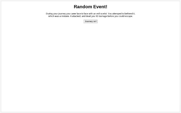 Random Event! ― Perchance Generator