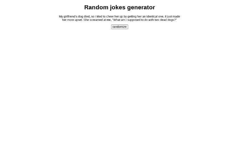 Random jokes generator