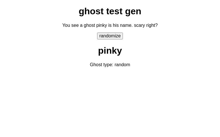 ghost test gen