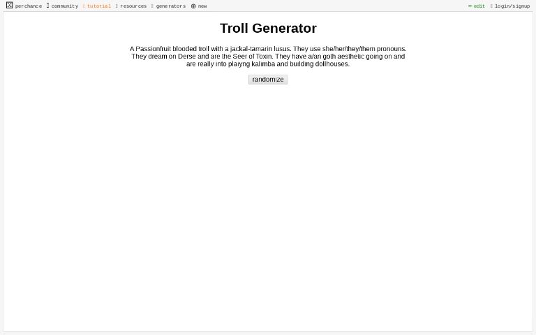 Troll Generator