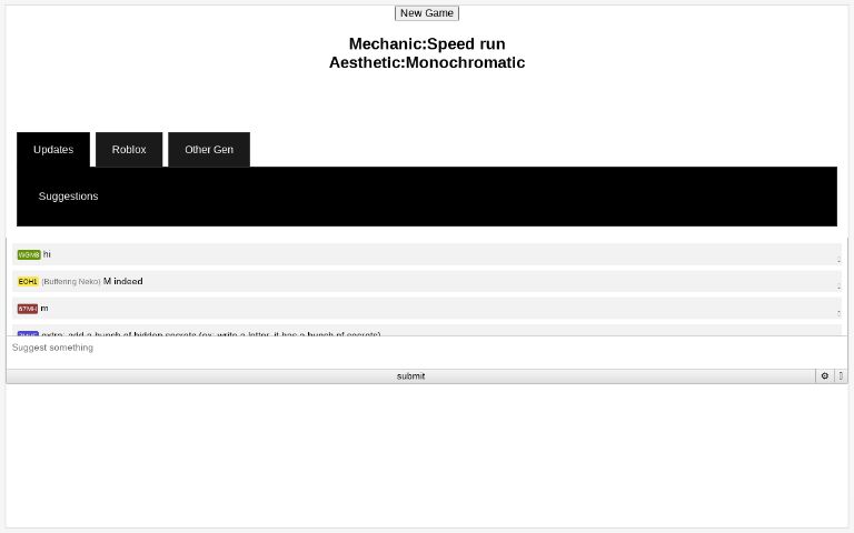 Roblox game creation ideas ― Perchance Generator