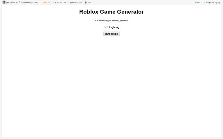 Roblox Game Generator