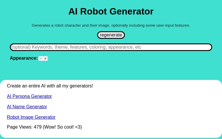 AI Robot Generator