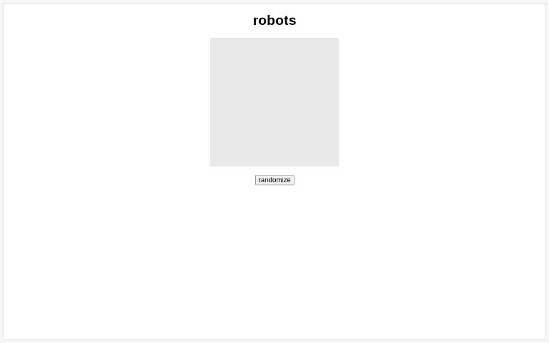 robot-profile-images ― Perchance Generator
