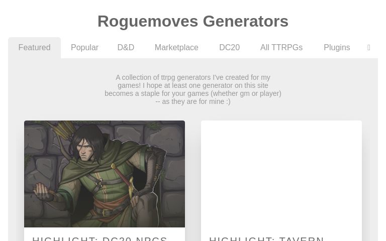 RM Homepage ― Perchance Generator