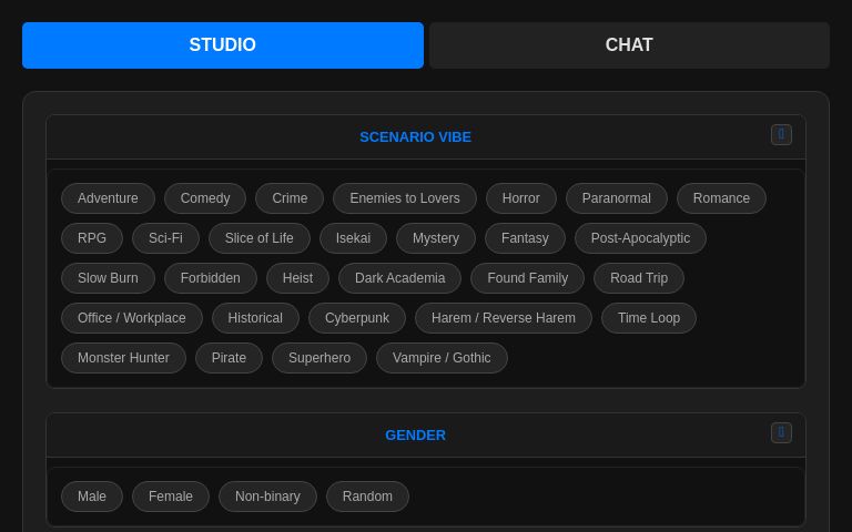 AI Persona Studio | High-Fidelity Roleplay Engine