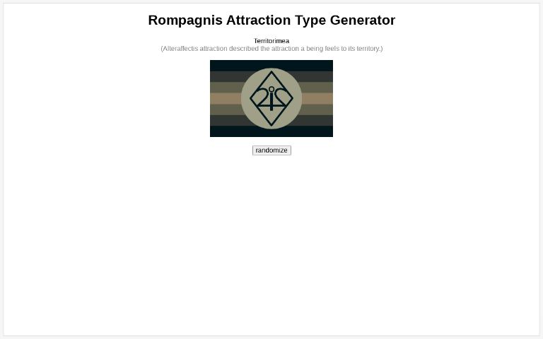 Rompagnis Attraction Type Generator