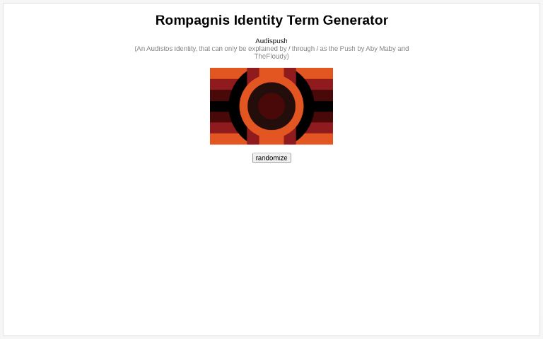 Rompagnis Identity Term Generator