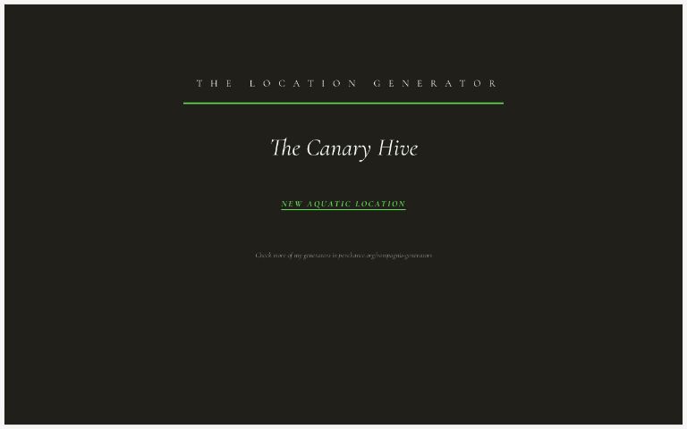 The Random Location Generator