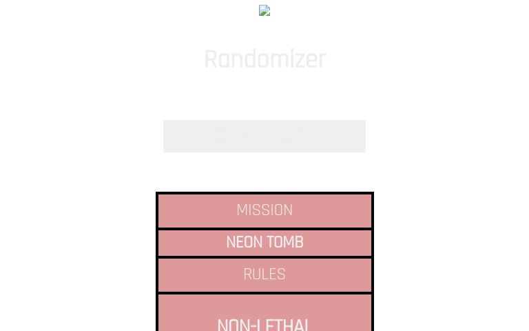 Ready or Not Randomizer ― Perchance Generator