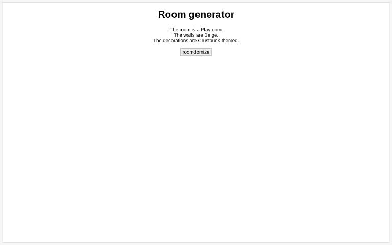 Room generator