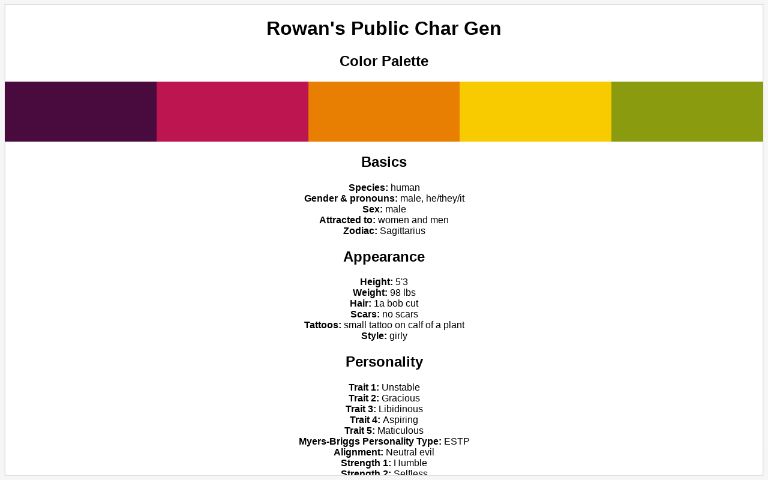 Rowan's Public Char Gen