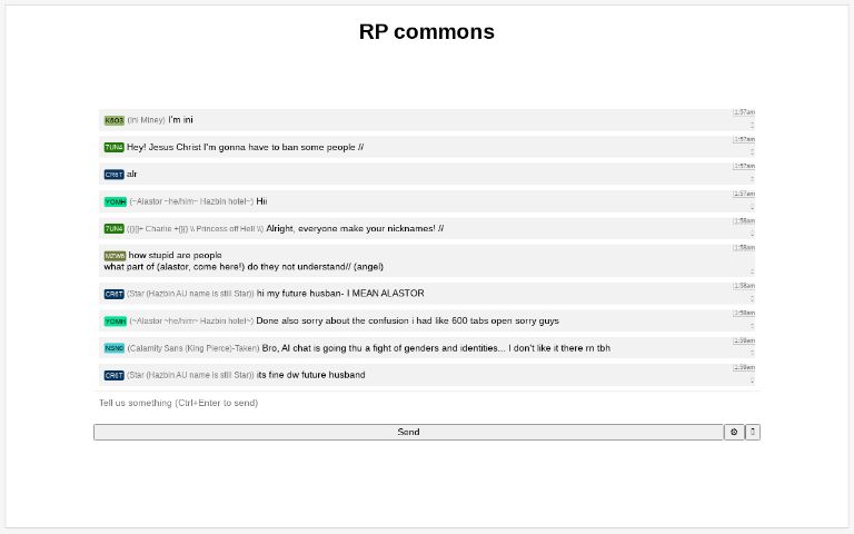 RP commons ― Perchance Generator