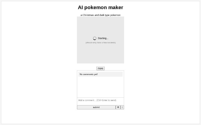 AI pokemon maker ― Perchance Generator