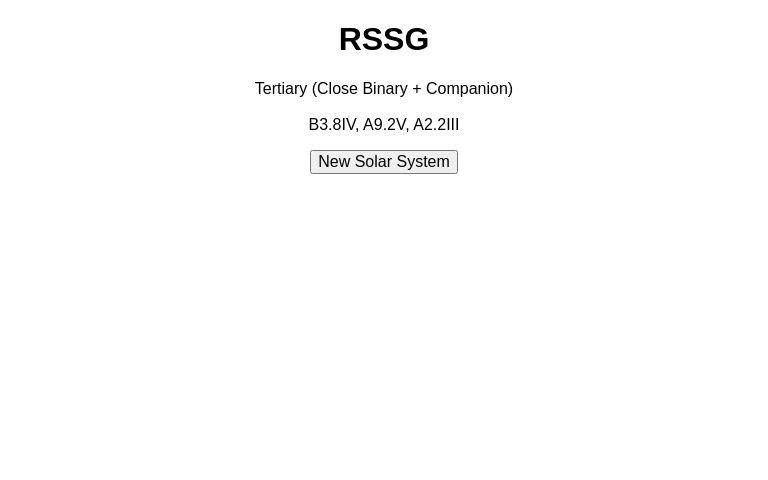 RSSG ― Perchance Generator