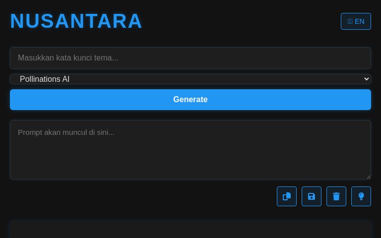 NUSANTARA ― Perchance Generator