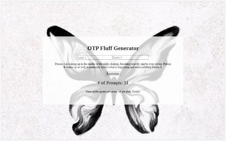 OTP Fluff Generator