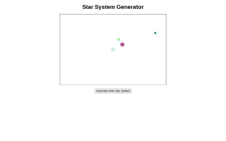 Star System Generator