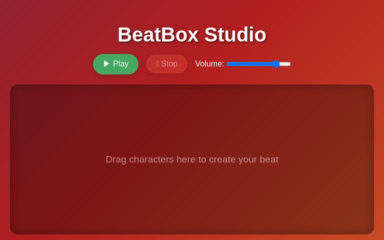 BeatBox Studio ― Perchance Generator