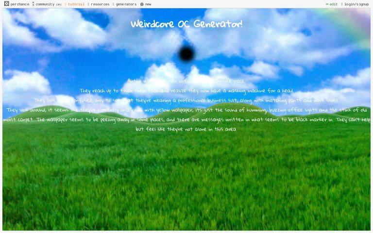 Weirdcore OC Generator!