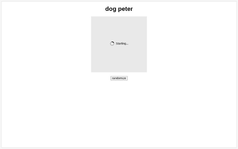 dog peter ― Perchance Generator