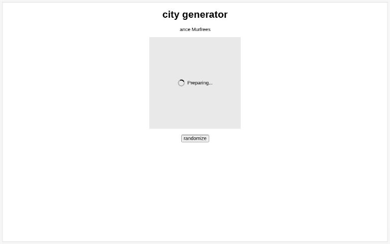 city generator