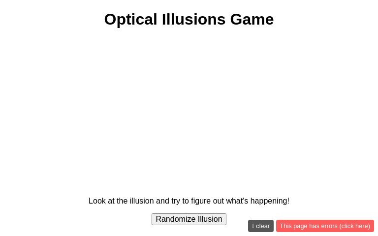 Optical Illusions Game ― Perchance Generator