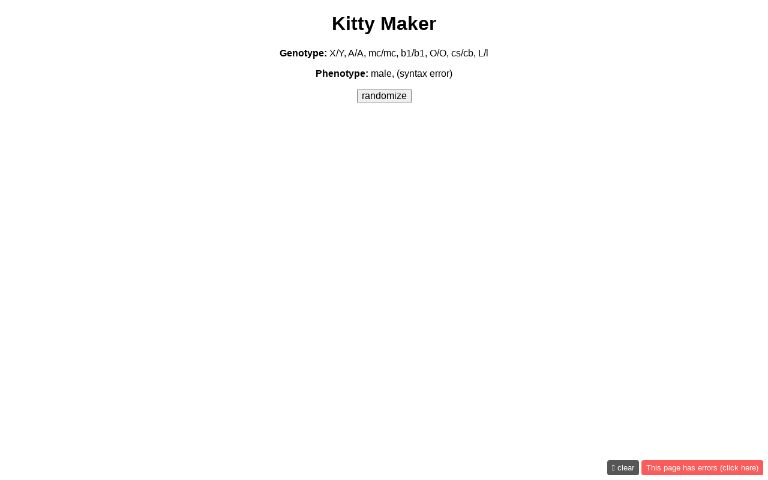 Kitty Maker ― Perchance Generator