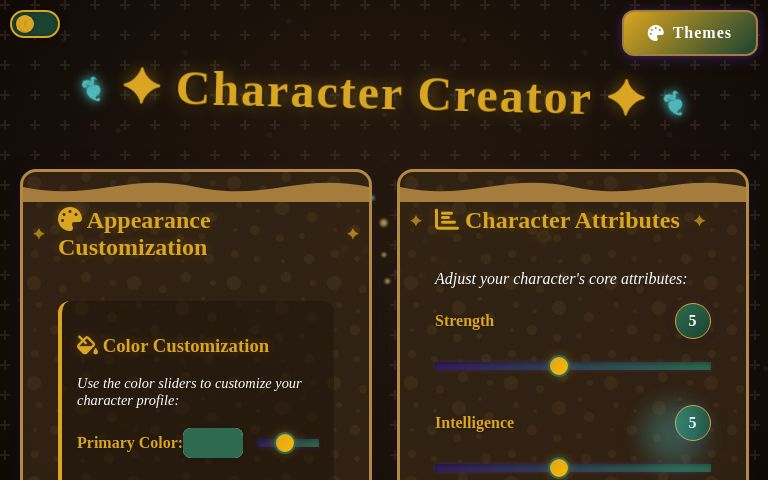 Character Creator ― Perchance Generator