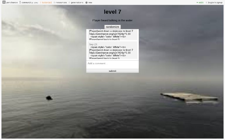 level 7 ― Perchance Generator