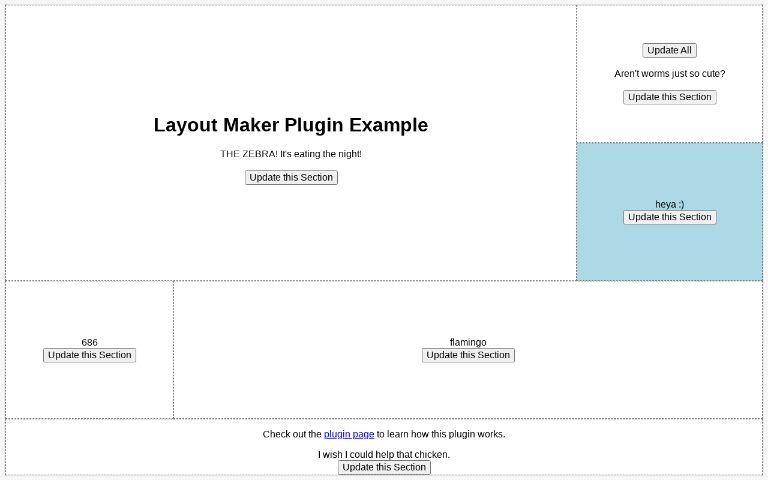 Layout Maker Plugin Example