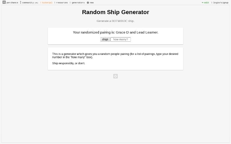 Random Ship Generator