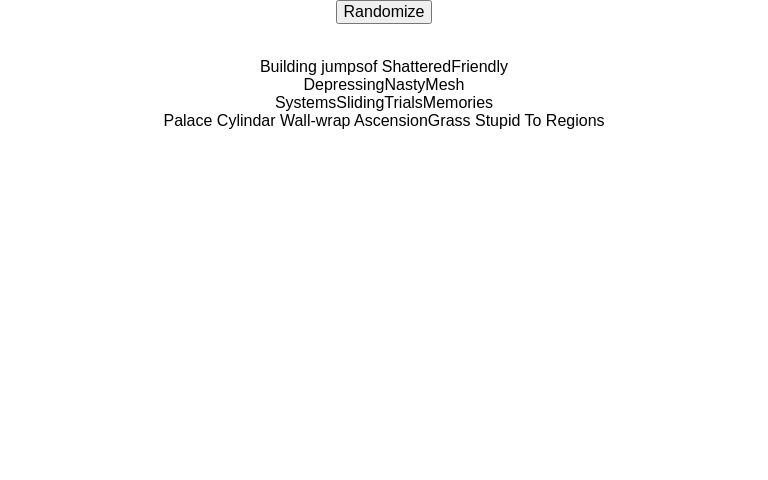 Xbfeeohm0s ― Perchance Generator