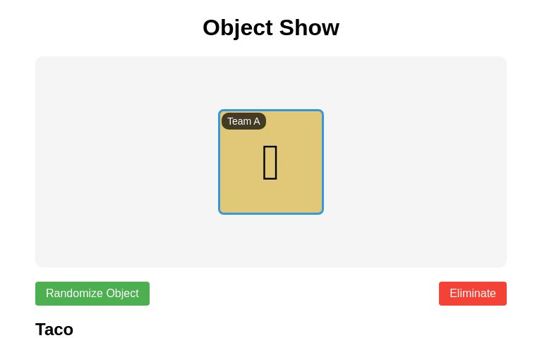 Object Show ― Perchance Generator