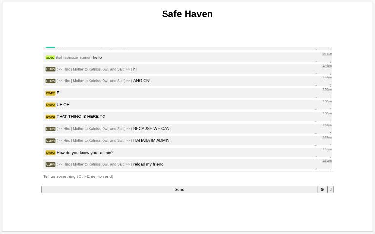 Safe Haven ― Perchance Generator