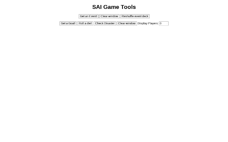 SAI Game Tools ― Perchance Generator
